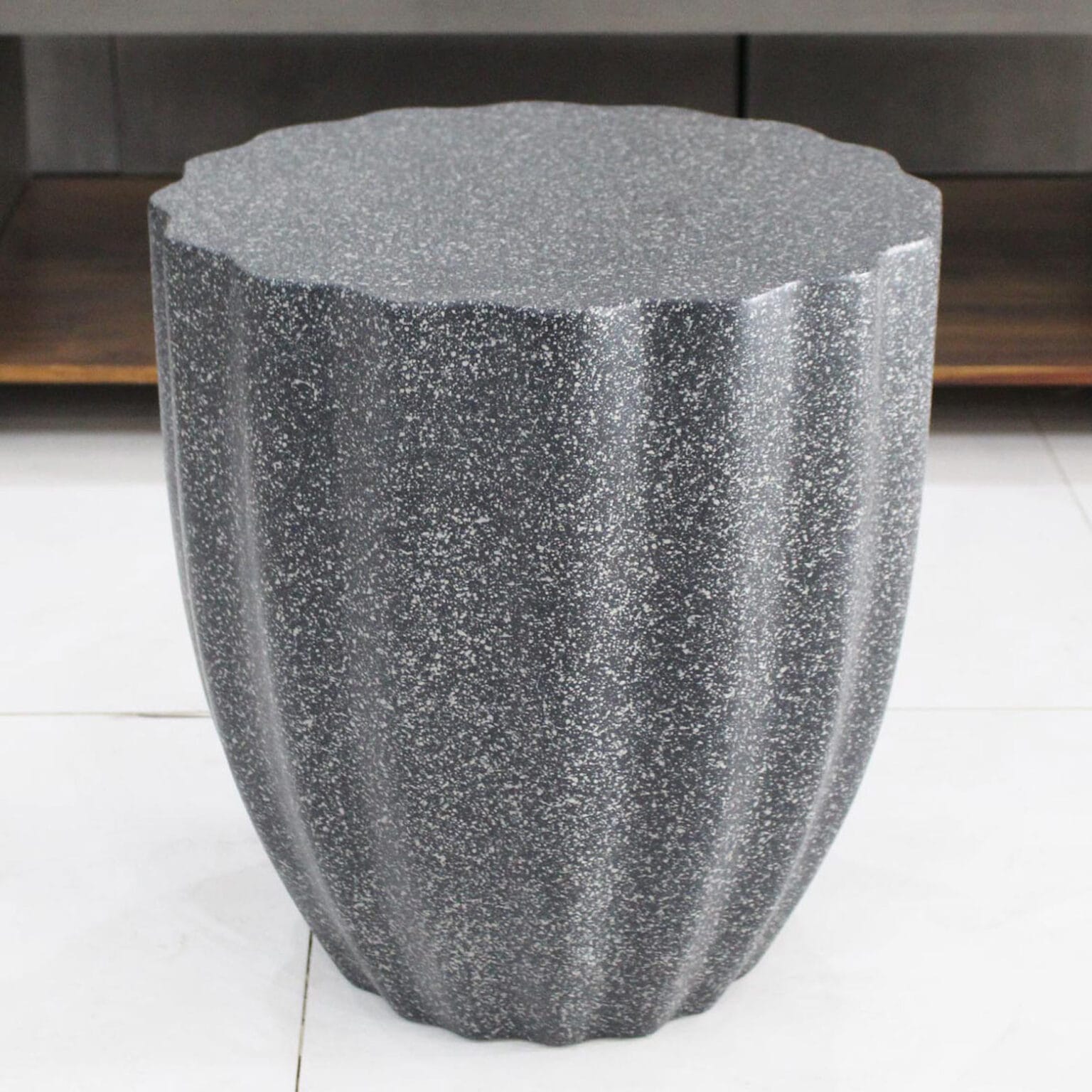 Fluted GFRC Stool - Aurora Craft Furniture