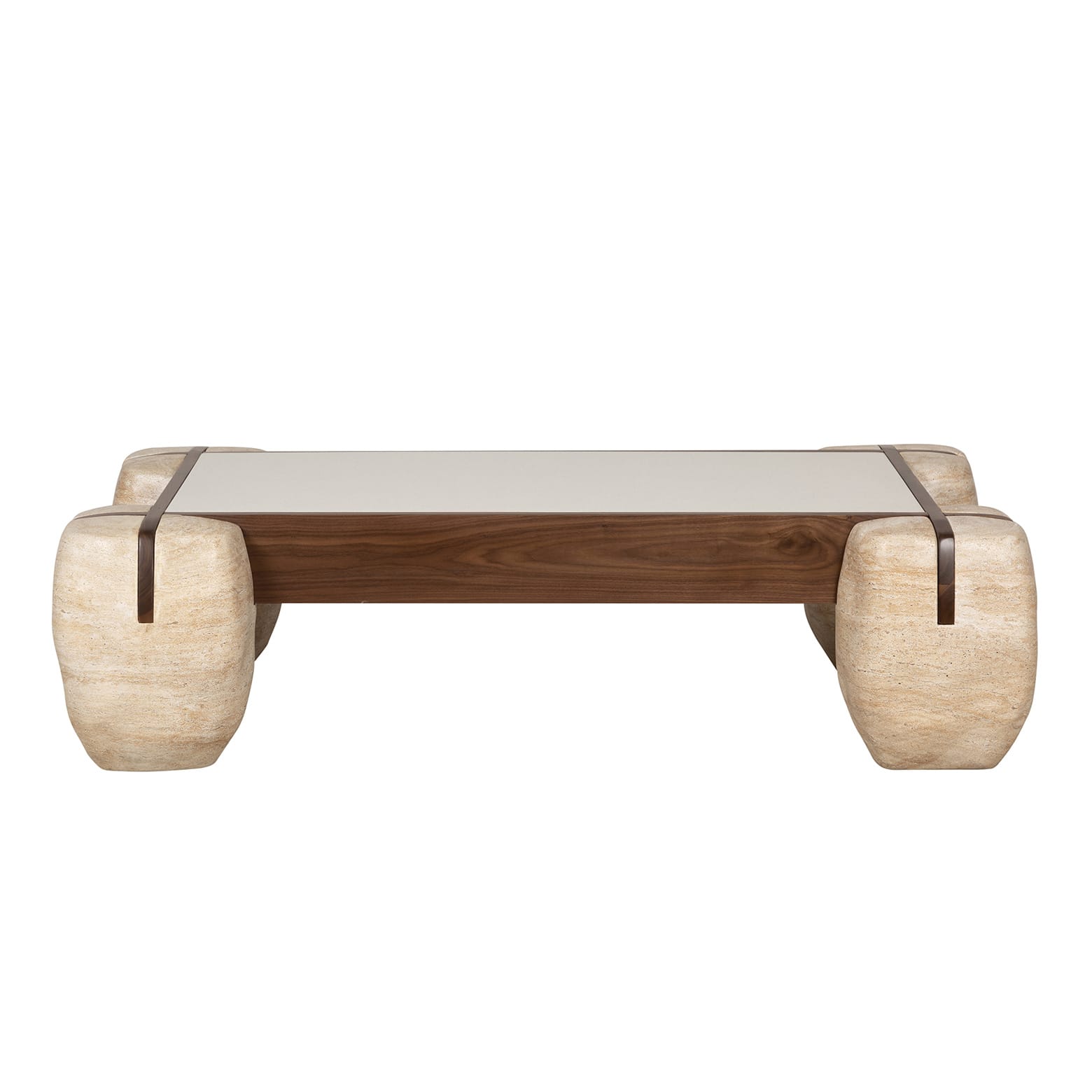 Monolith GFRC and Hardwood Coffee Table - Aurora Craft Furniture