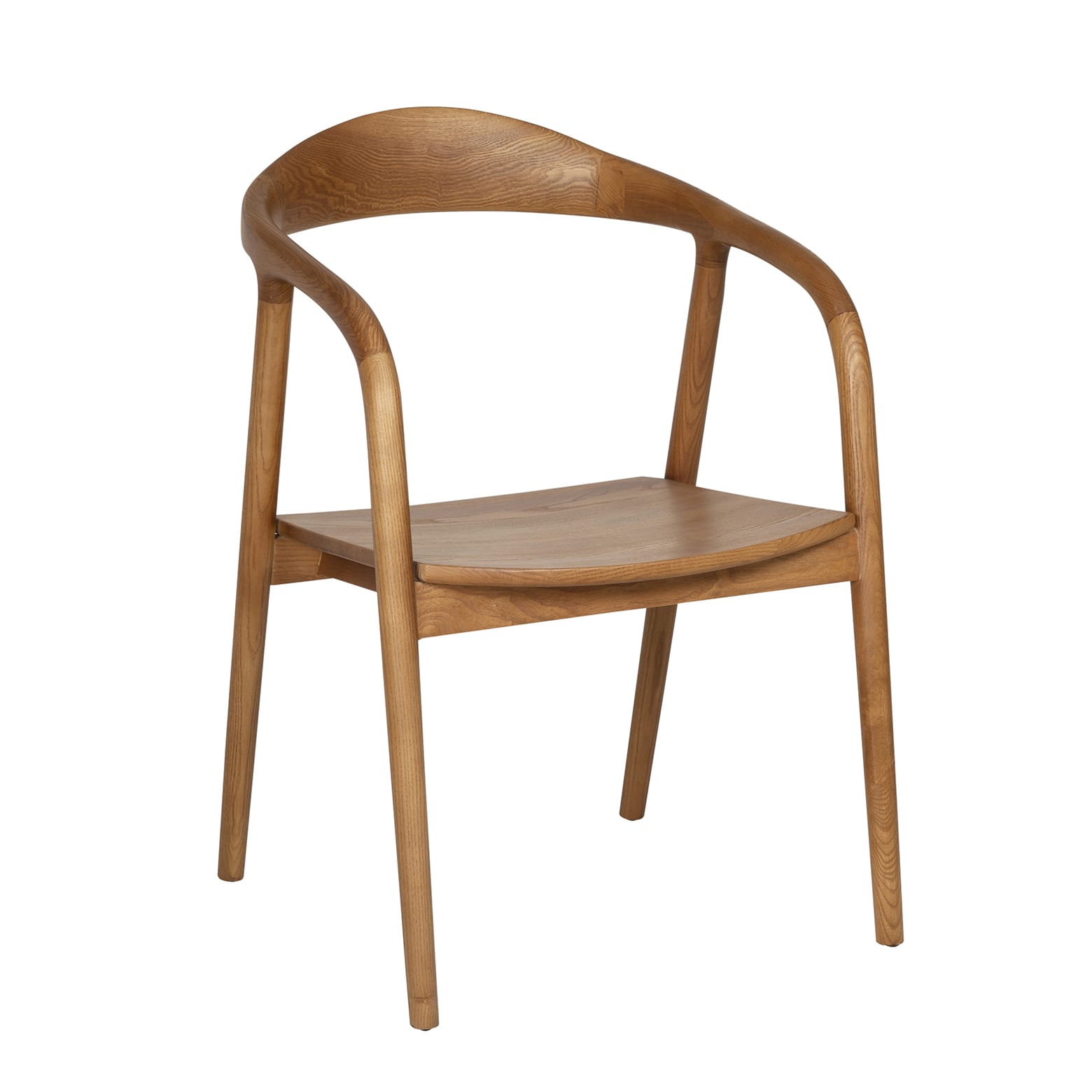 Natural Teak Wood Dining Chair - Aurora Craft Furniture