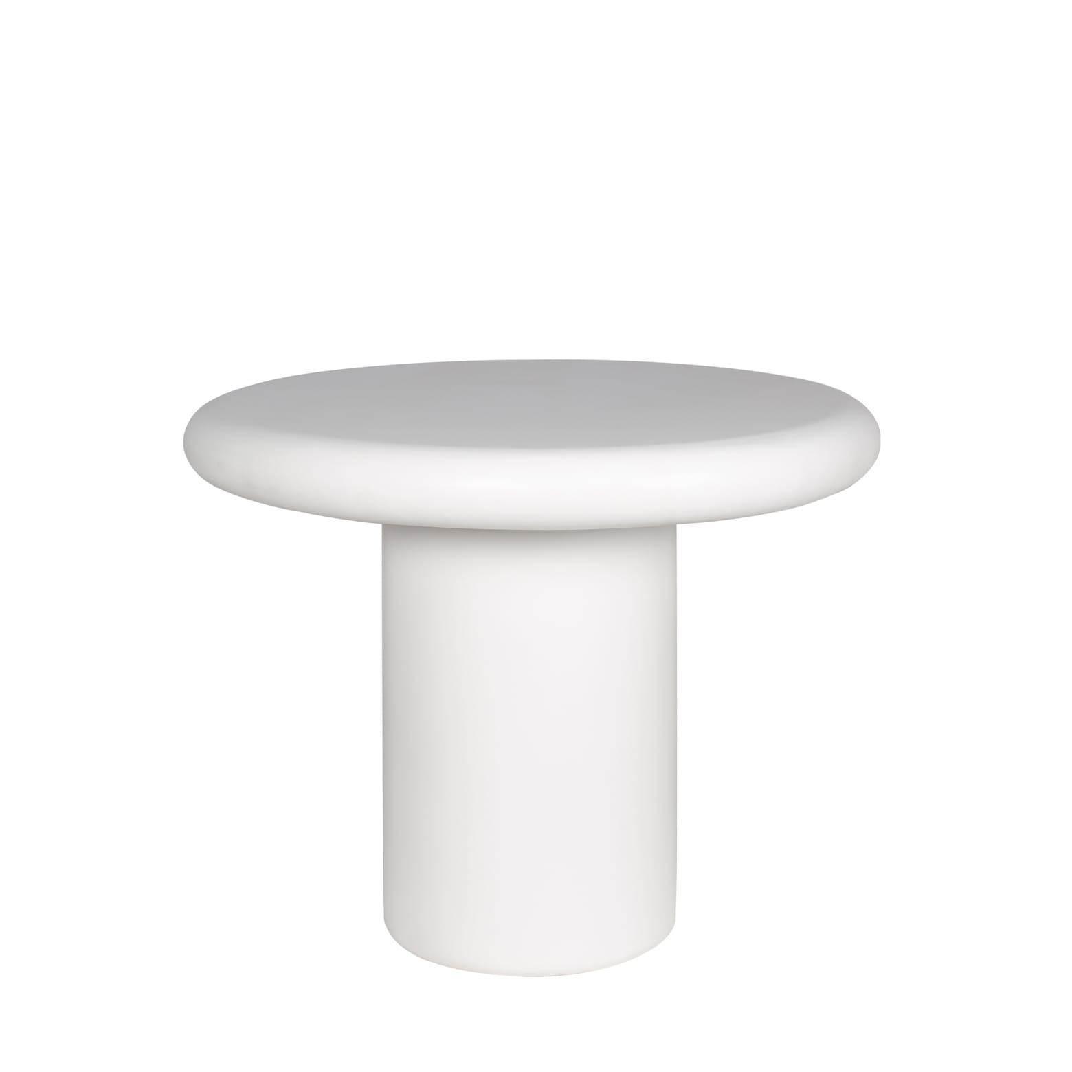 Round GFRC Dining Table with Cylindrical Base - Aurora Craft Furniture