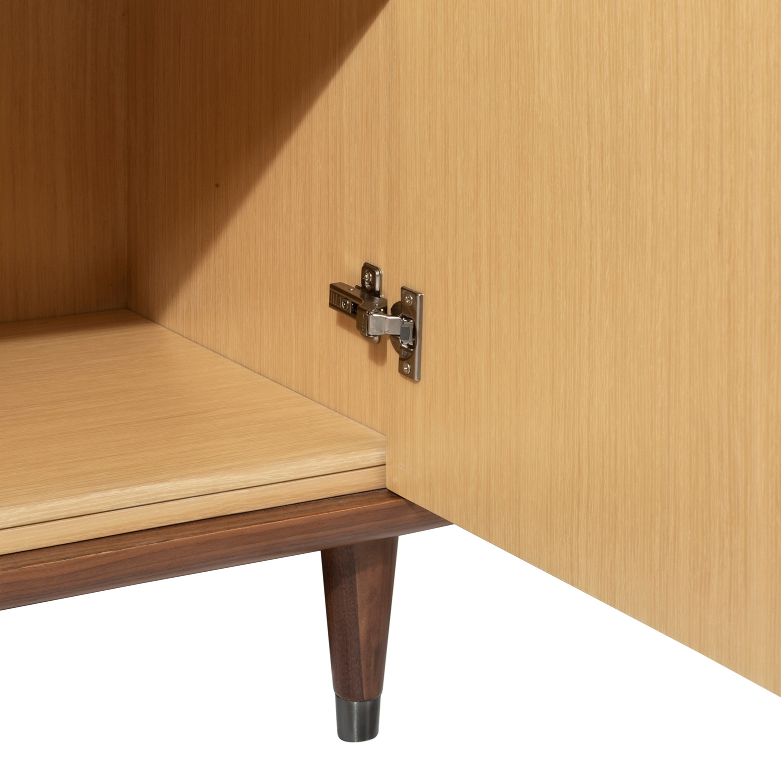 Balanced Wood Cabinet with Rounded Edge Structure - Aurora Craft Furniture