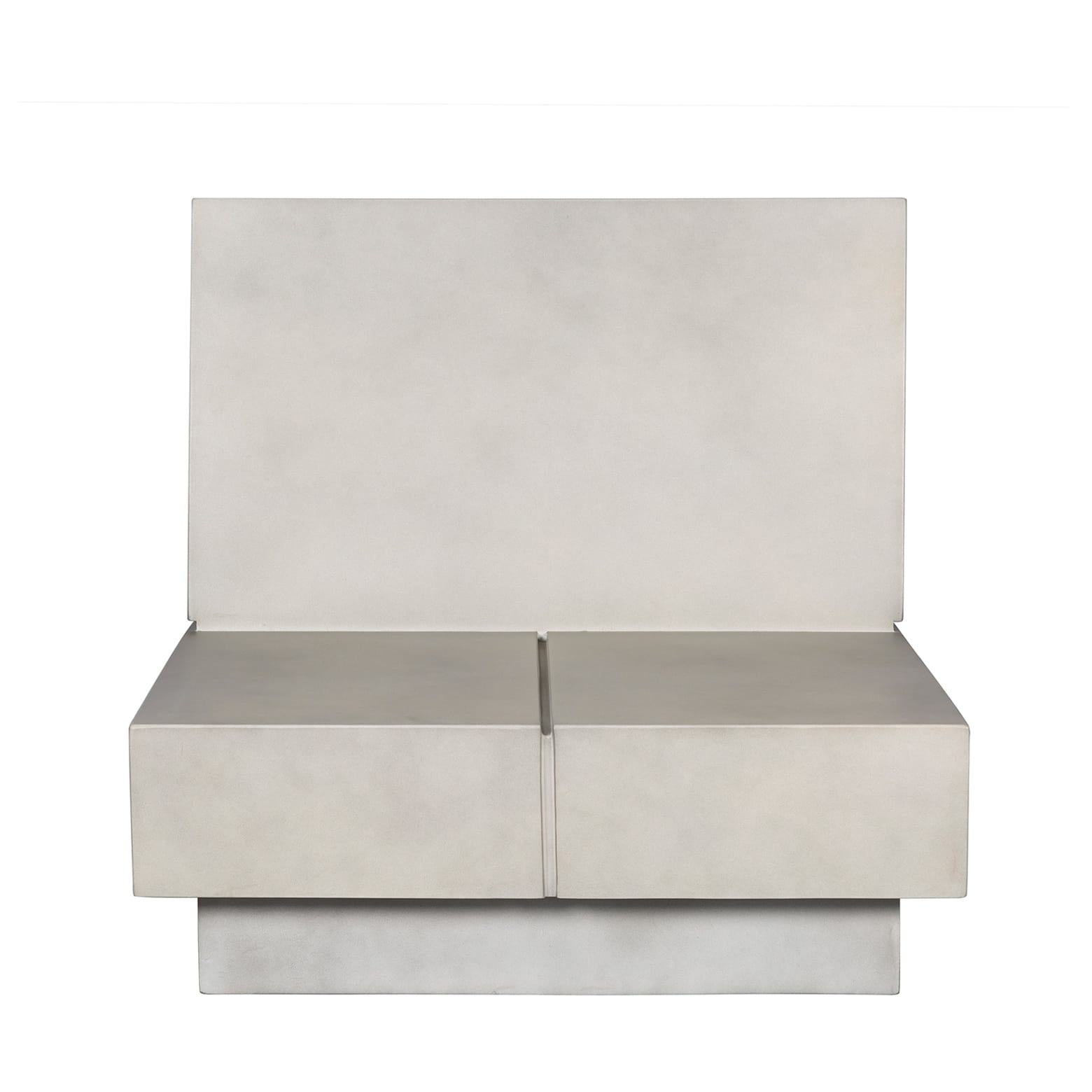 Modular GFRC Sofa with Monolithic Block Form - Aurora Craft Furniture
