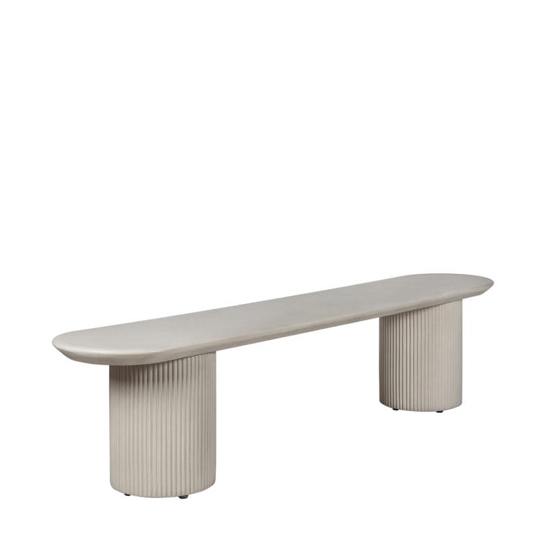 TwinBase GFRC Bench - Aurora Craft Furniture