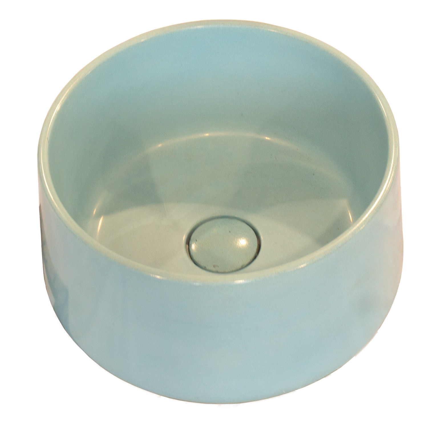 Cylindrical GFRC Sink with Straight Wall Form - Aurora Craft Furniture
